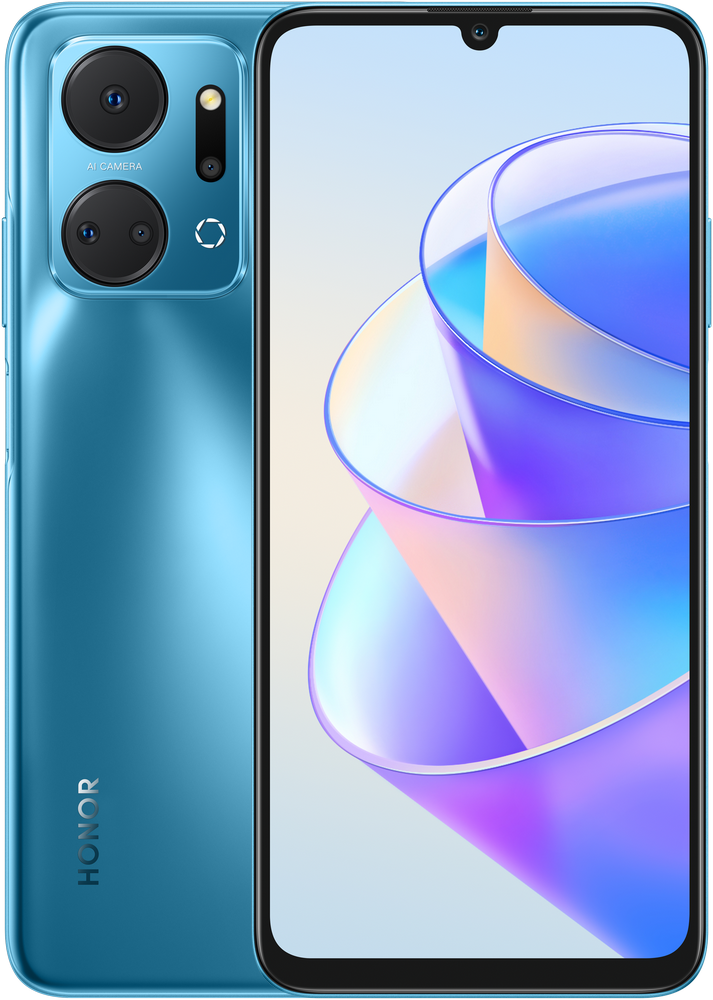 Смартфон HONOR X7a 4/128Gb Синий океан: купить по цене 5 990 рублей в ...