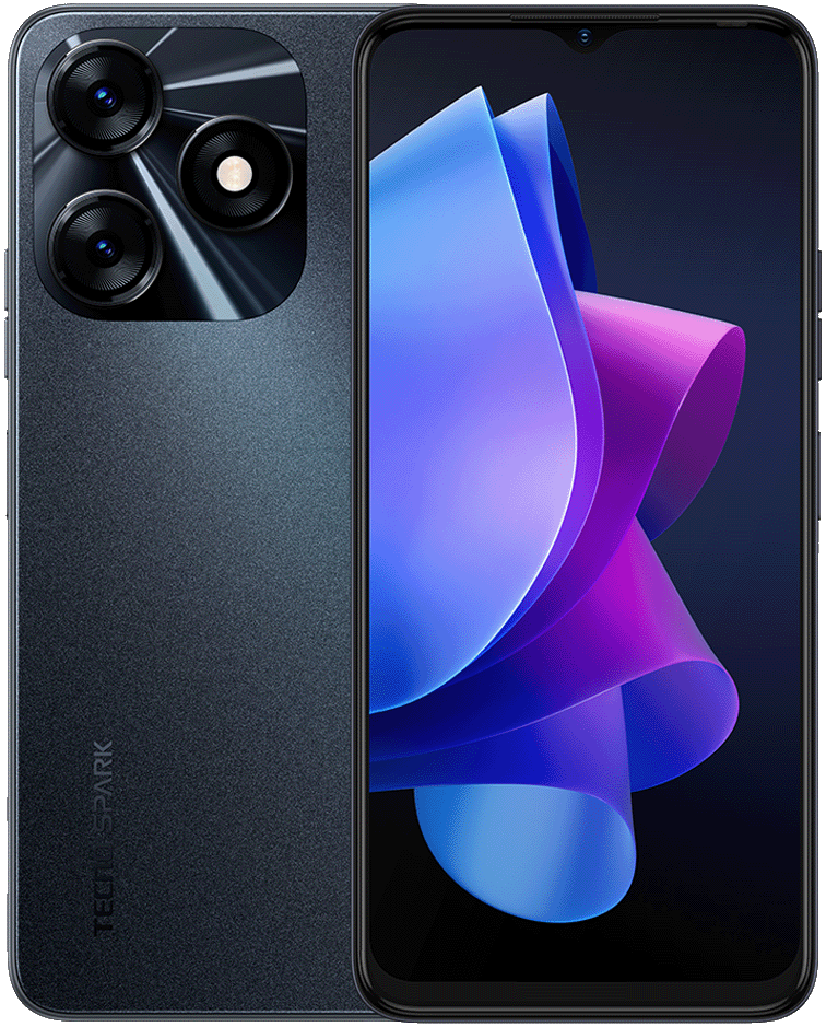 Смартфон Tecno Spark 10 4 128gb Черный купить по цене 7 990 рублей в