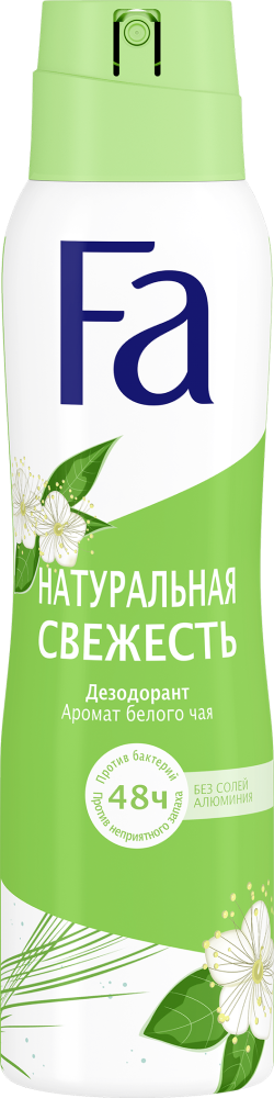 Дезодорант-антиперспирант Fa Натуральная Свежесть Белый Чай 150мл ...