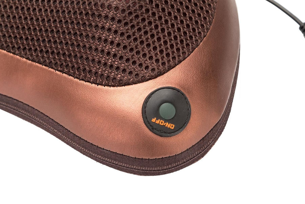 Массажная подушка Bradex ШЕЯ, ПЛЕЧИ, СПИНА KZ 0473 Коричневая: купить по цене 2 790 рублей в ...