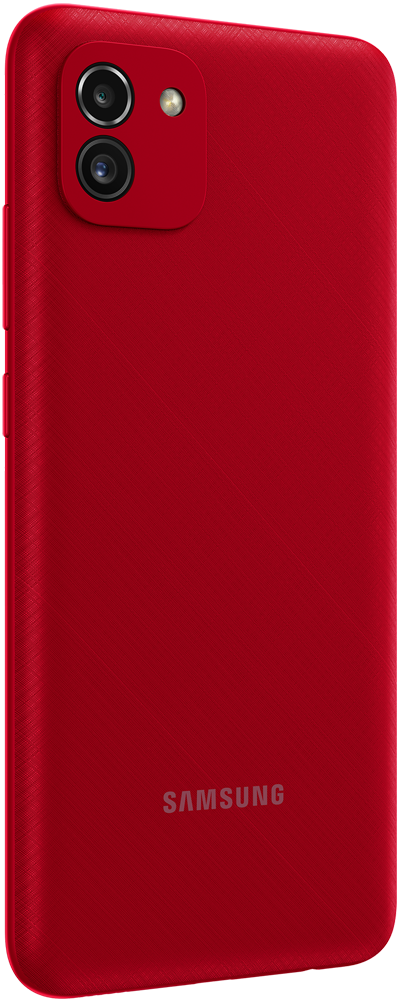 Смартфон Samsung Galaxy A03 3/32Gb Красный: купить по цене 1 190 рублей ...