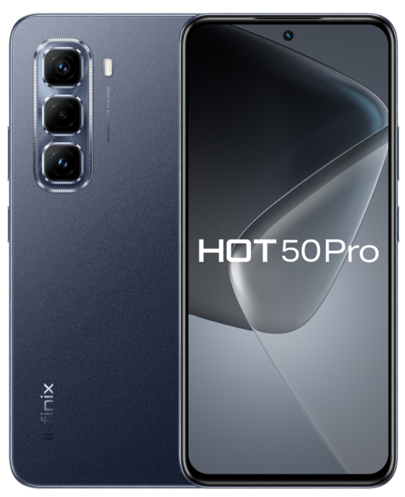 Смартфон Infinix Hot 50 Pro 8/256 Гб LTE Черный: купить по цене 14 990 ...