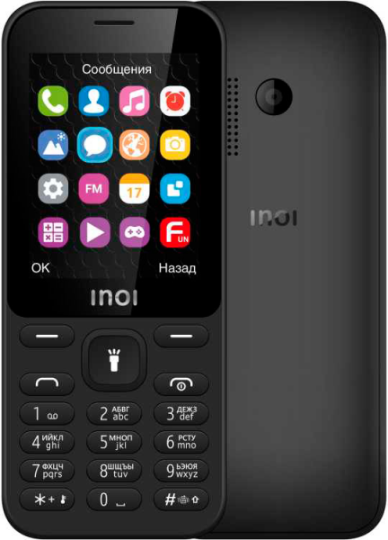 Мобильный телефон INOI 241 Dual sim Black: купить по цене 190 рублей в ...