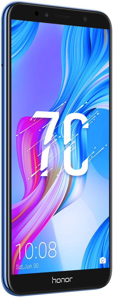 Смартфон Honor 7C Blue: купить по цене 1 990 рублей в интернет магазине МТС