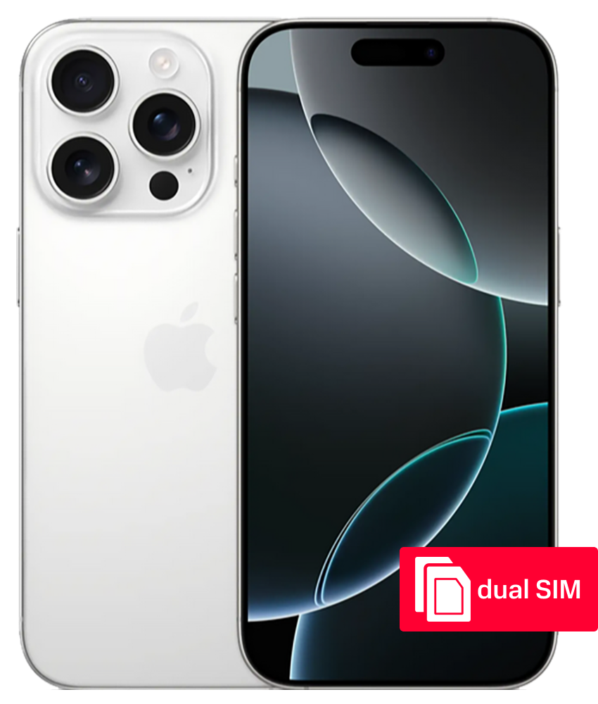 Смартфон Apple iPhone 16 Pro 256Gb SIM + SIM White Titanium: купить по выгодной цене с доставкой ...