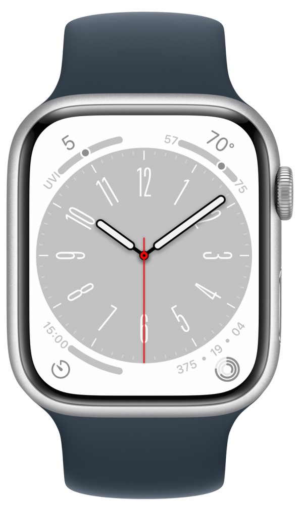 Часы Apple Watch Series 8 GPS 41мм корпус из алюминия серебро + ремешок ...