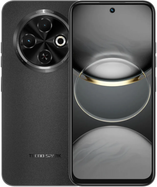 Смартфон Tecno Spark 30c 4 128 Гб Lte Черный купить по цене 8 990