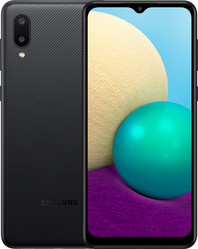Смартфон Samsung Galaxy A02 2/32Gb Чёрный «Хорошее состояние ...