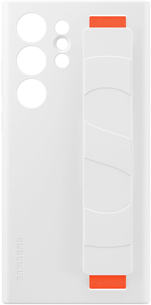 Чехол-накладка Samsung Galaxy S23 Ultra Silicone Grip Case белый (EF ...