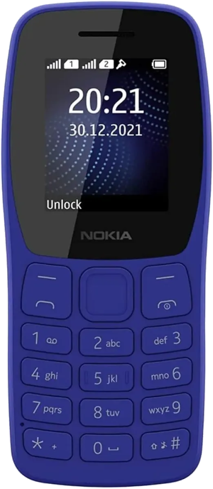 Мобильный телефон Nokia 105 TA-1416 Синий: купить по цене 2 190 рублей ...