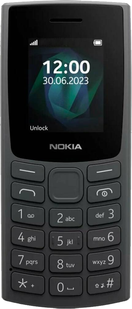 Мобильный телефон Nokia 105 (2023) Древесный уголь: купить по цене 1 ...