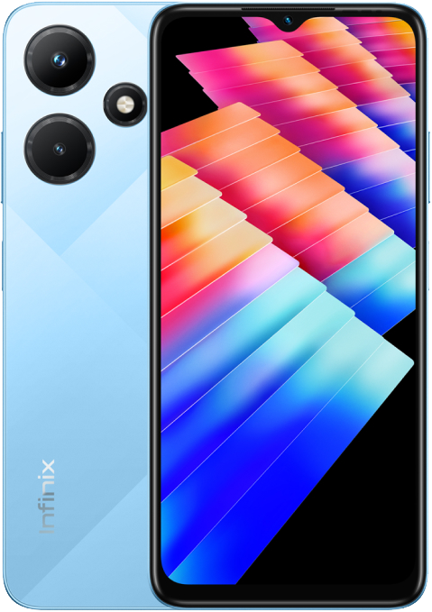Смартфон Infinix HOT 30i 4/64Gb Голубой: технические характеристики и ...