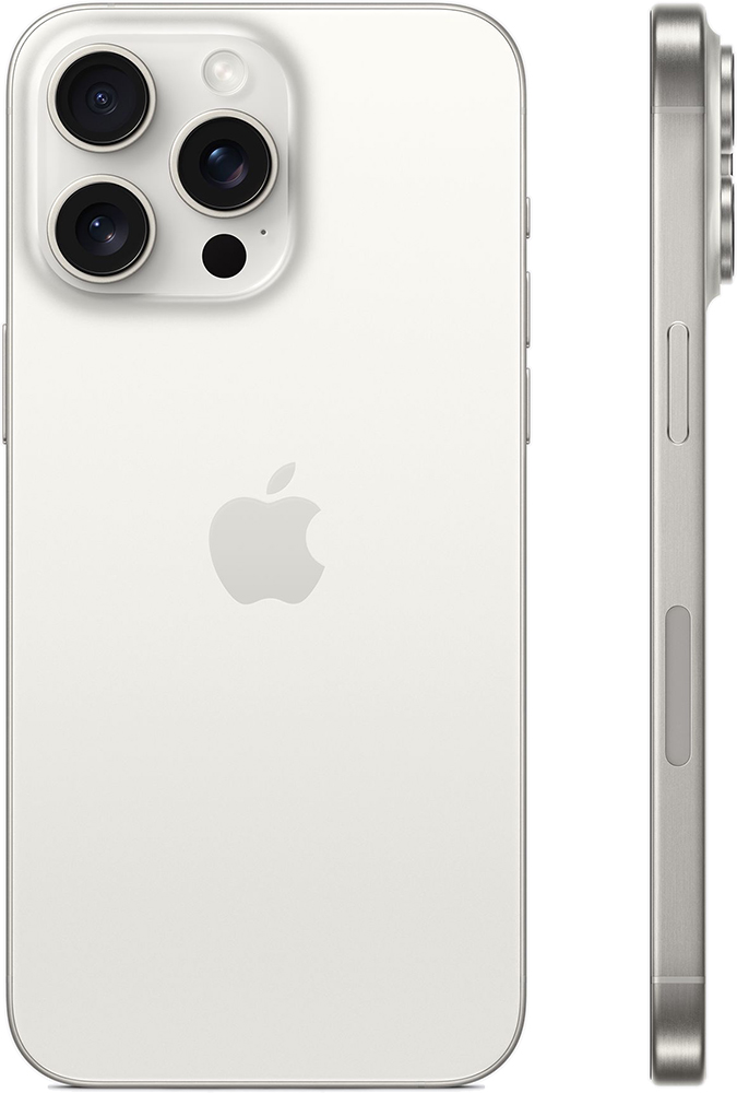 Смартфон Apple iPhone 15 Pro Max 256Gb SIM + SIM Белый титан: купить по ...