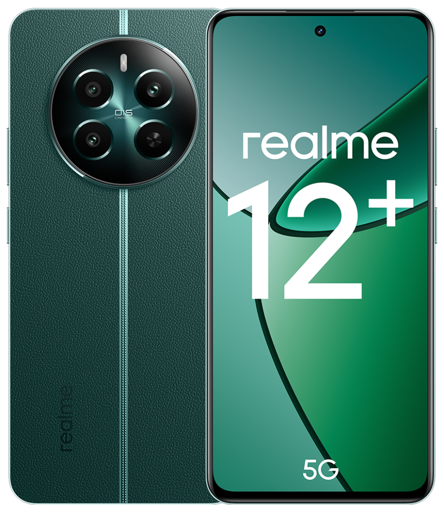 Смартфон realme 12+ 8/256 Гб 5G Зеленый: купить по цене 15 990 рублей в ...