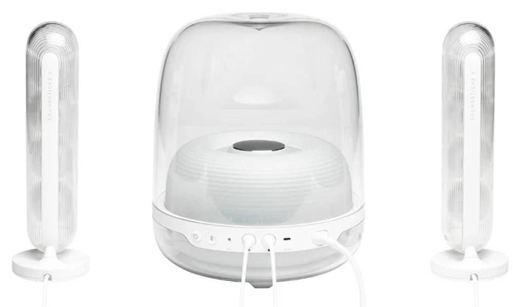 Акустическая система Harman Kardon Soundsticks 4 Белая: купить по цене ...