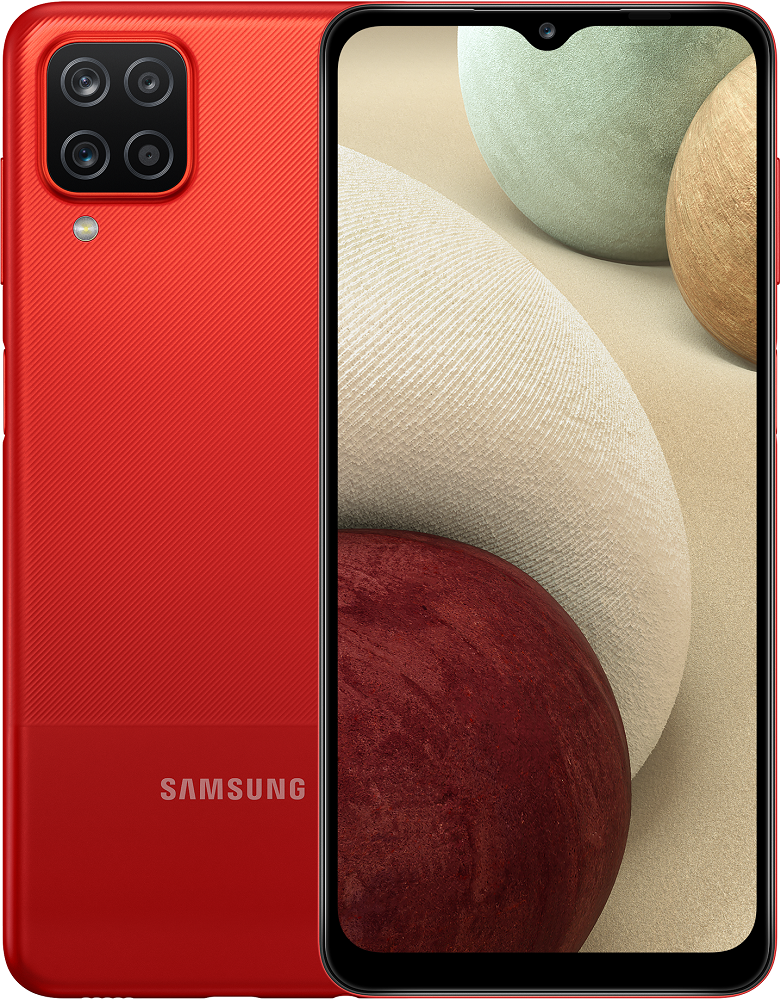 Смартфон Samsung Galaxy A12 4/64Gb Red: купить по цене 9 490 рублей в ...