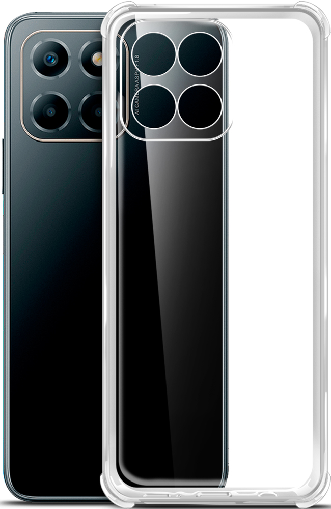 Чехол накладка Borasco Honor X6 Bumper Case Прозрачный купить по цене