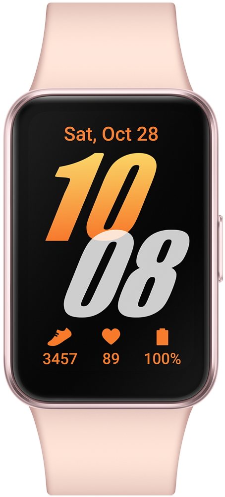 Фитнес-браслет Samsung Galaxy Fit3 Розовое золото (R390): купить по ...