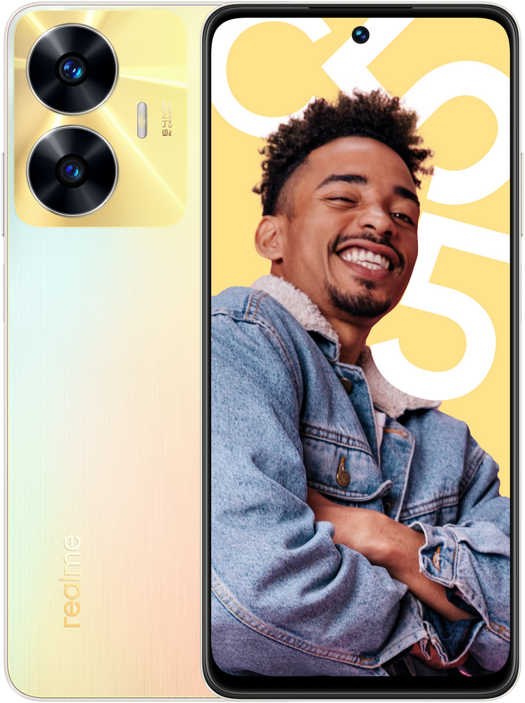 Смартфон realme C55 6/128GB Жемчужный: купить по цене 8 490 рублей в ...
