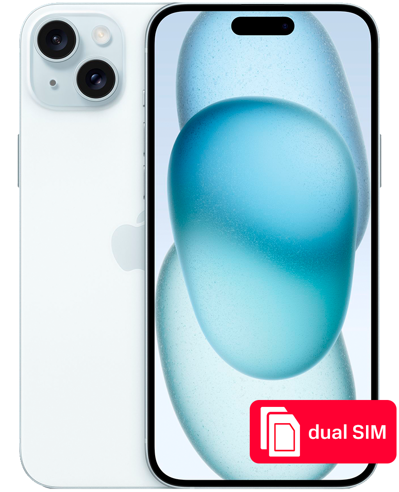 Смартфон Apple iPhone 15 Plus 512Gb SIM + SIM Голубой: купить по ...