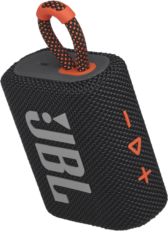 Портативная акустическая система JBL GO 3 Black/Orange: купить по цене ...