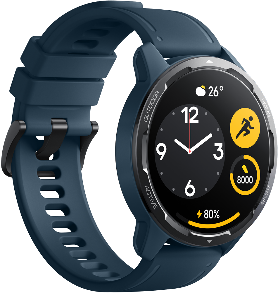 Часы Xiaomi Watch S1 Active GL Синие: купить по выгодной цене в ...