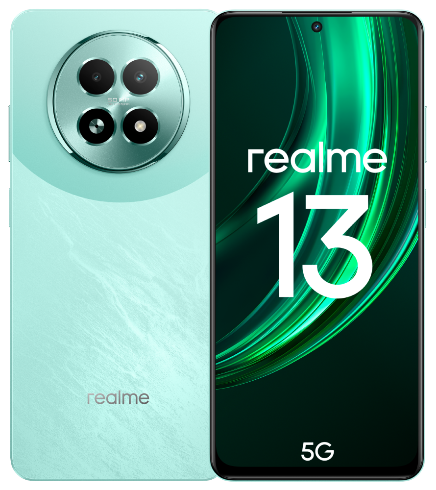 Смартфон realme 13 12/256 Гб 5G Зеленый: купить по цене 16 990 рублей в ...