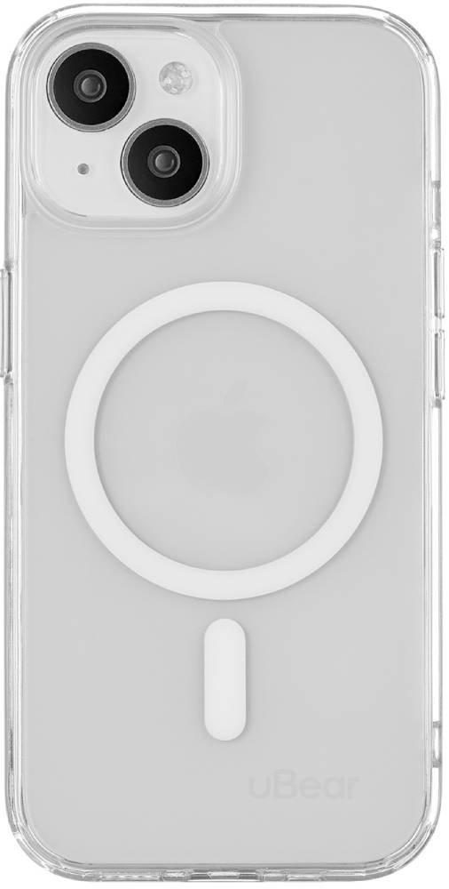 Чехол-накладка uBear Real Mag Case для iPhone 15 Прозрачный: купить по ...