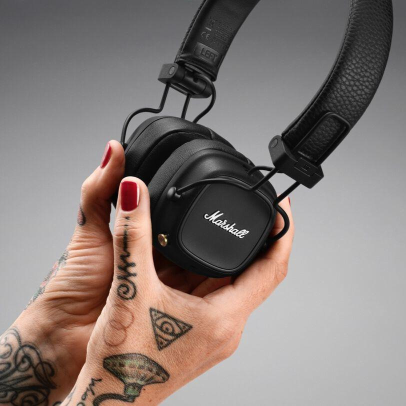 Беспроводные наушники Marshall Major IV Коричневые: купить по выгодной ...