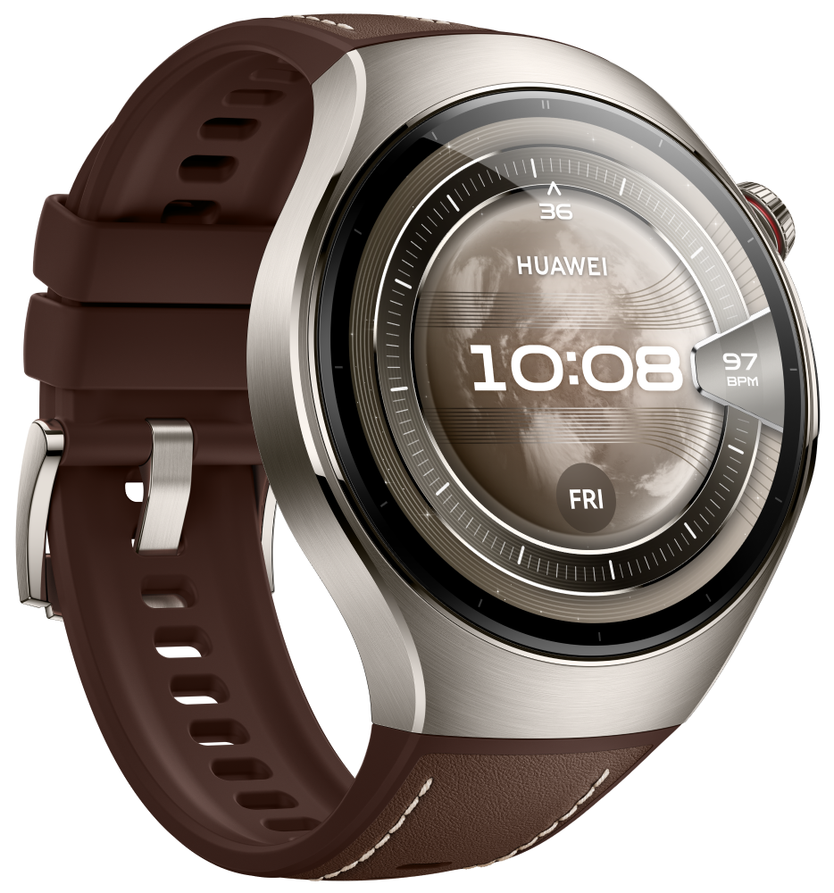 Часы HUAWEI Watch 5 Rates-L29L 46мм Коричневые: купить по выгодной цене ...