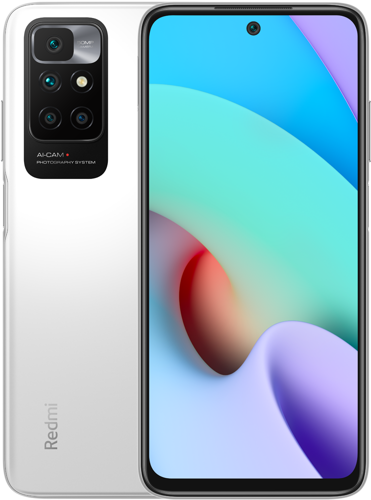 Смартфон Xiaomi Redmi 10 4/128Gb White: купить по цене 6 990 рублей в ...