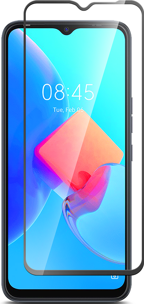 Стекло защитное Tecno Spark 8c Черная рамка купить по цене 490 рублей в интернет магазине МТС