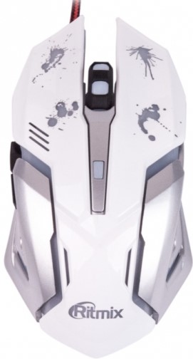 Мышь Ritmix ROM-360 игровая white: купить по цене 290 рублей в интернет ...
