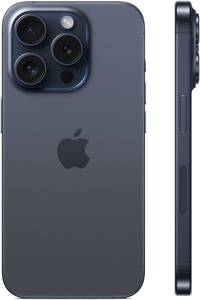 Смартфон Apple iPhone 15 Pro 256Gb eSIM only Синий титан: купить по ...