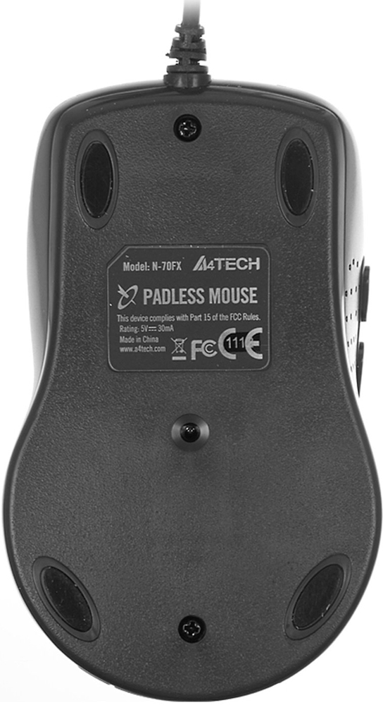 Мышь A4Tech V-Track Padless N-70FX проводная Black: купить по цене 450 ...