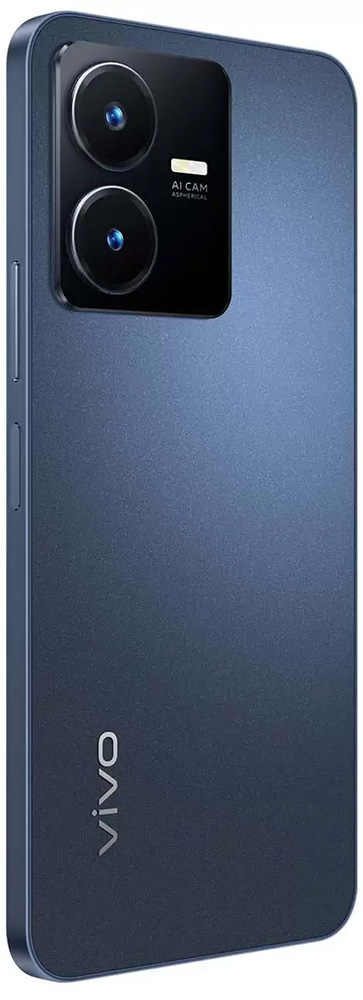 Смартфон Vivo Y22 4/64GB Синий: купить по цене 7 990 рублей в интернет ...
