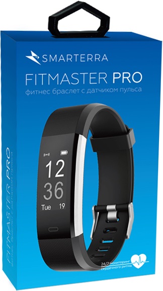 Фитнес браслет Smarterra Fitmaster Pro черный: купить по выгодной цене в интернет магазине МТС