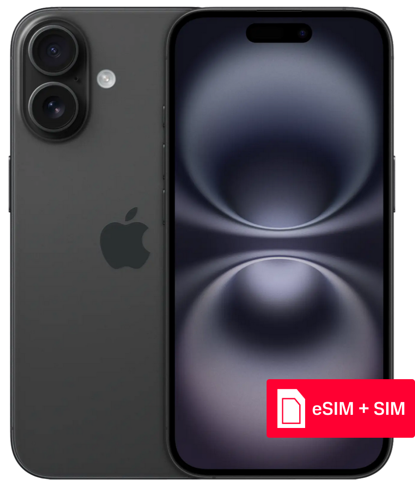 Смартфон Apple iPhone 16 Plus 128Gb eSIM + SIM Черный: купить по выгодной цене с доставкой и ...