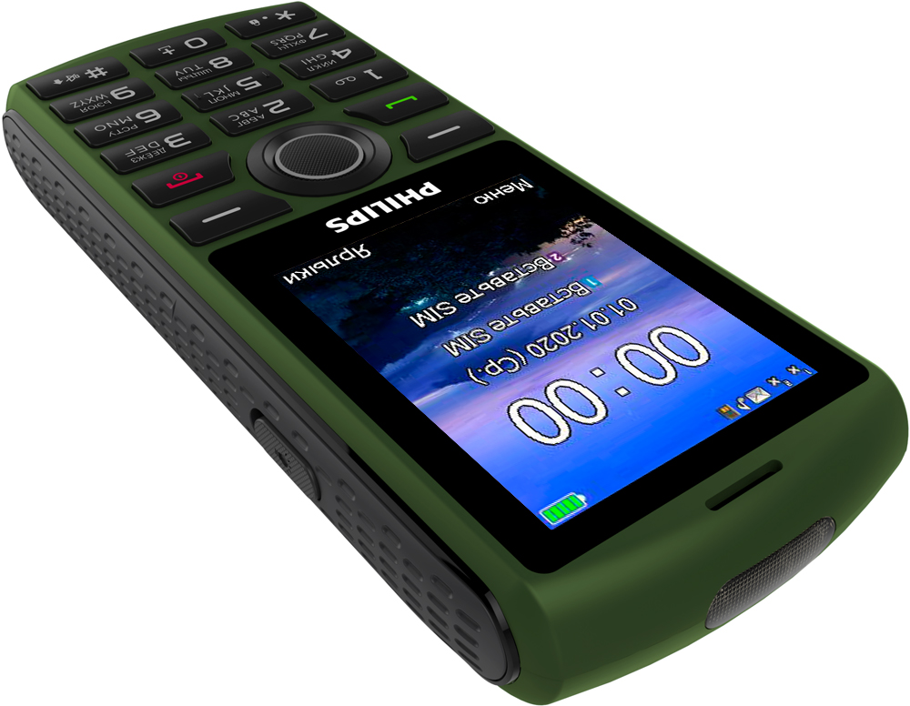 Мобильный телефон Philips Xenium E218 Dual sim Green: технические ...