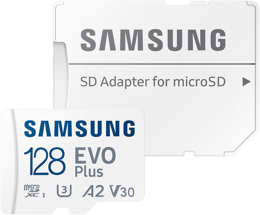 Карта памяти MicroSDXC Samsung EVO V6 128Gb Class10 с адаптером Белая ...