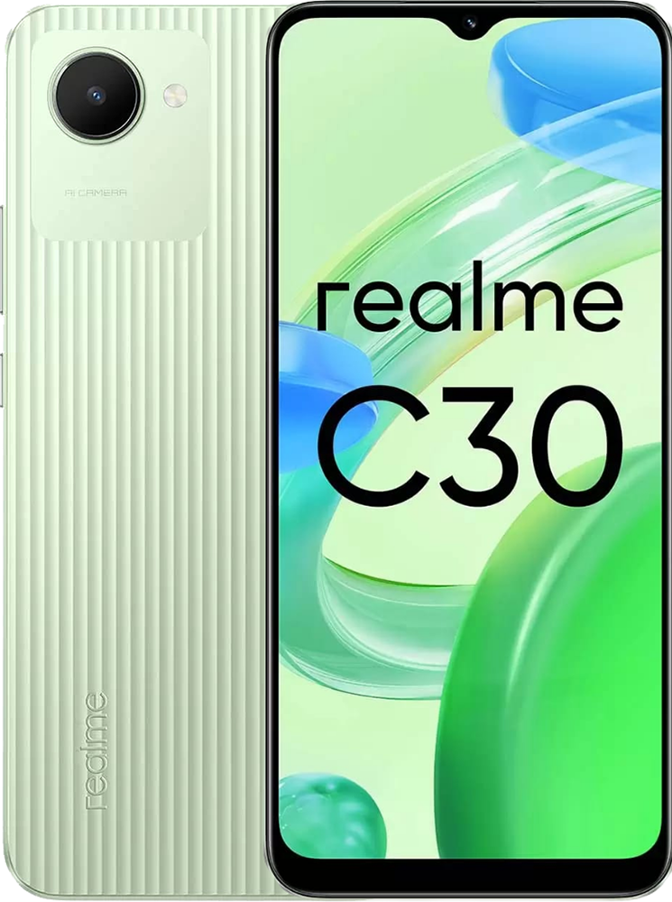 Смартфон Realme C30 2/32GB Зеленый: купить по цене 890 рублей в ...