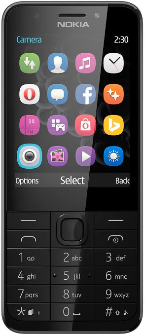 Nokia 230 Dual Sim Dark Silver: купить по цене 1 390 рублей в интернет ...