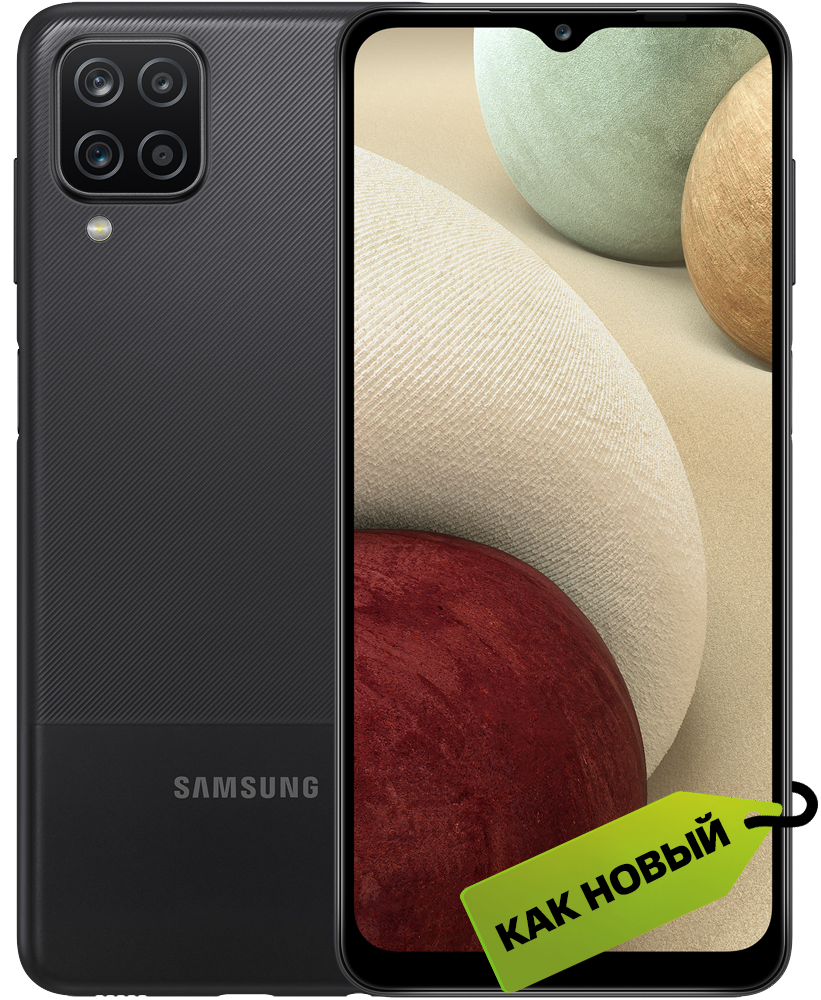 Смартфон Samsung A127 Galaxy A12 3/32Gb MTS Launcher Черный «Как новый»: купить по цене 3 255 ...