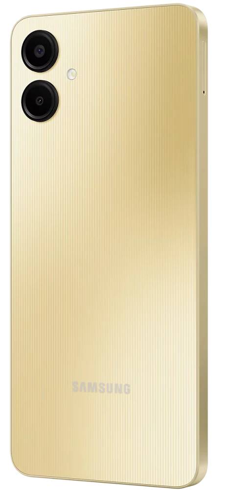 Смартфон Samsung Galaxy A06 4/64Гб LTE Золотой (A065): купить по цене 7 490 рублей в интернет ...