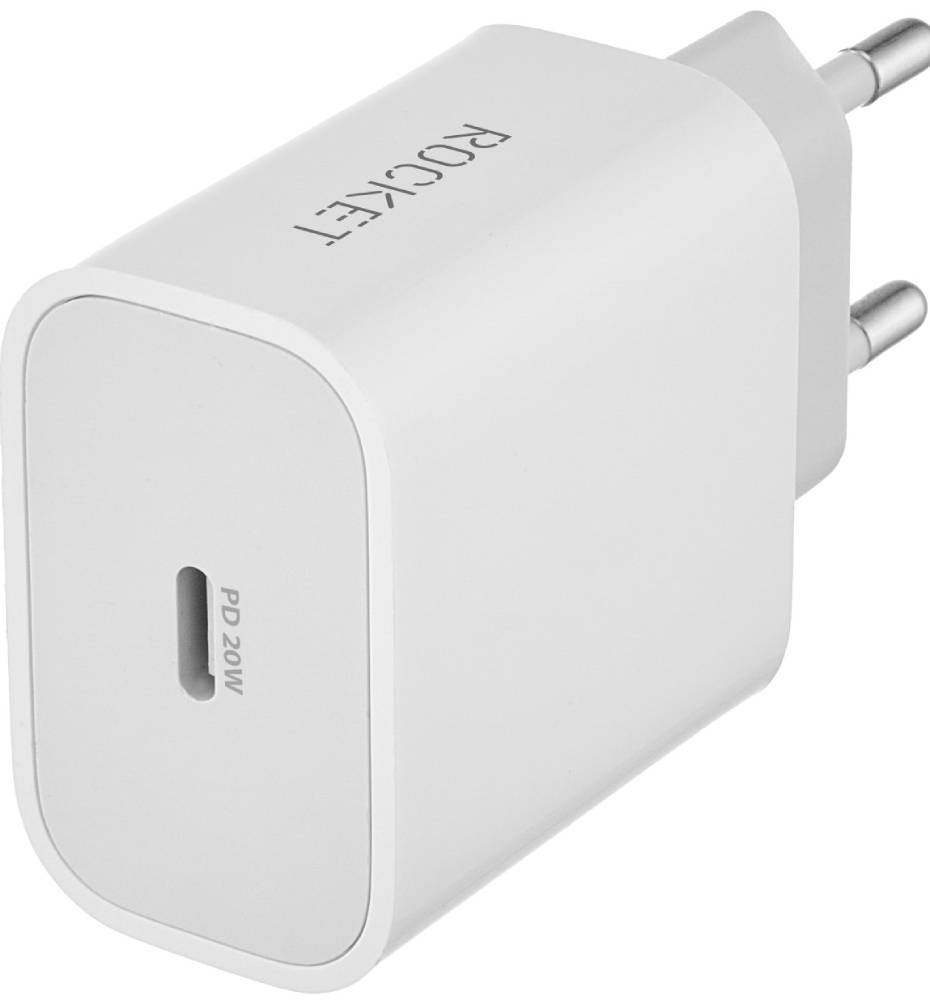 СЗУ Rocket Space Combo USB-C 20W+USB-C-USB-C Белое: купить по цене 1 ...