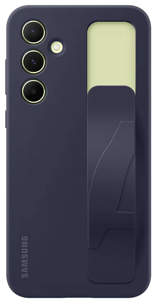 Чехол-накладка Samsung Standing Grip Case Galaxy A55 Чёрный (EF-GA556TBEGRU): купить по цене 5 ...