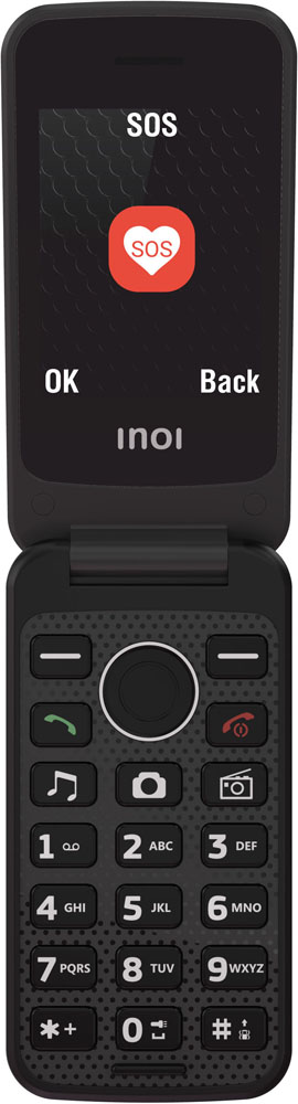 Мобильный телефон INOI 247B Dual sim Чёрный: купить по цене 70 рублей в ...