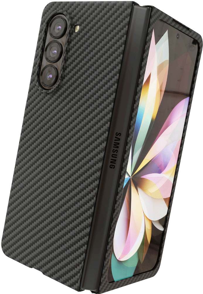 Чехол-накладка VLP Kevlar Case для Samsung Galaxy Z Fold5 Черный ...