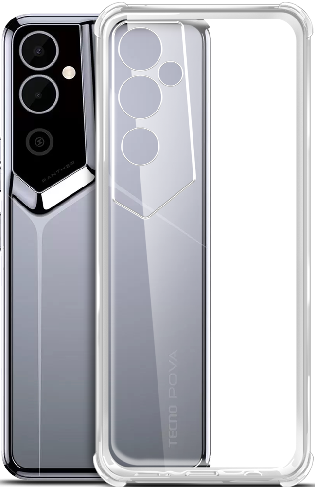 Чехол-накладка Borasco TECNO Pova Neo 2 Bumper Case Прозрачный: купить ...