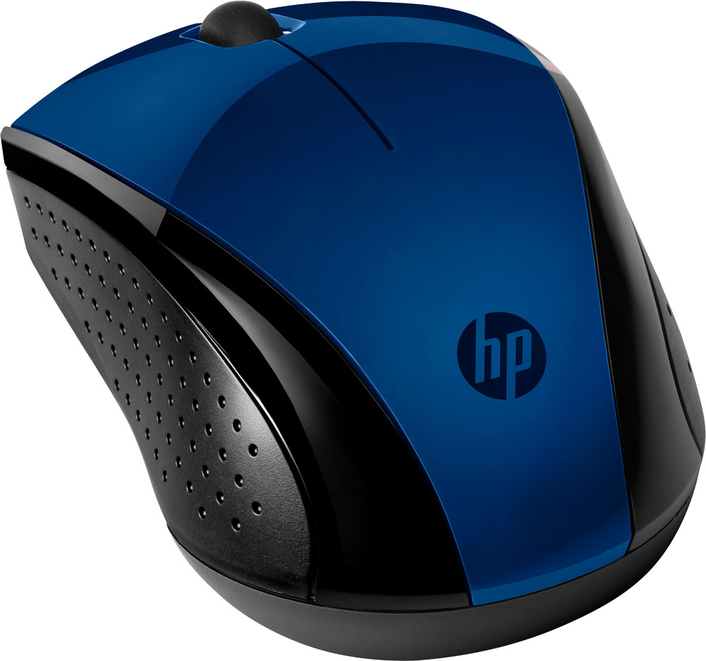 Мышь беспроводная HP 220 Wireless Mouse Черно-синяя: купить по цене 1 ...